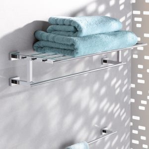 GROHE Essentials Cube Square Multi-Towel Rack | PBANGLA.NET