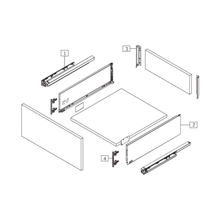 Hafele Matrixbox Slim Solid Drawer | PBANGLA.NET